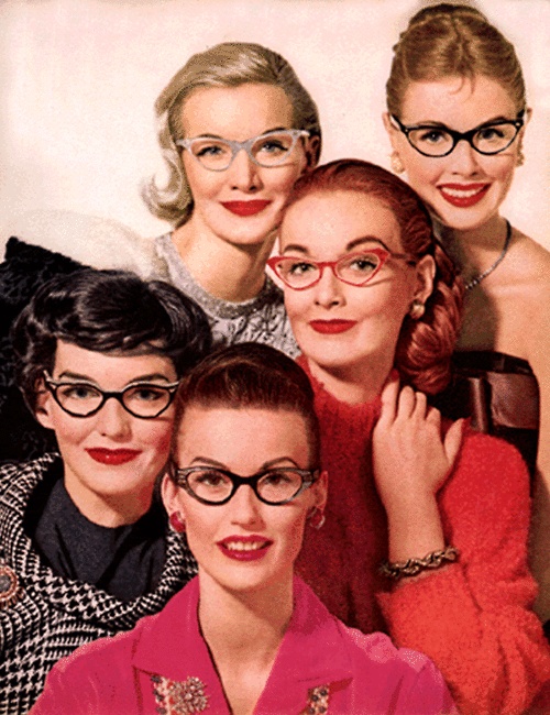 Cat Eye Glasses 1950s